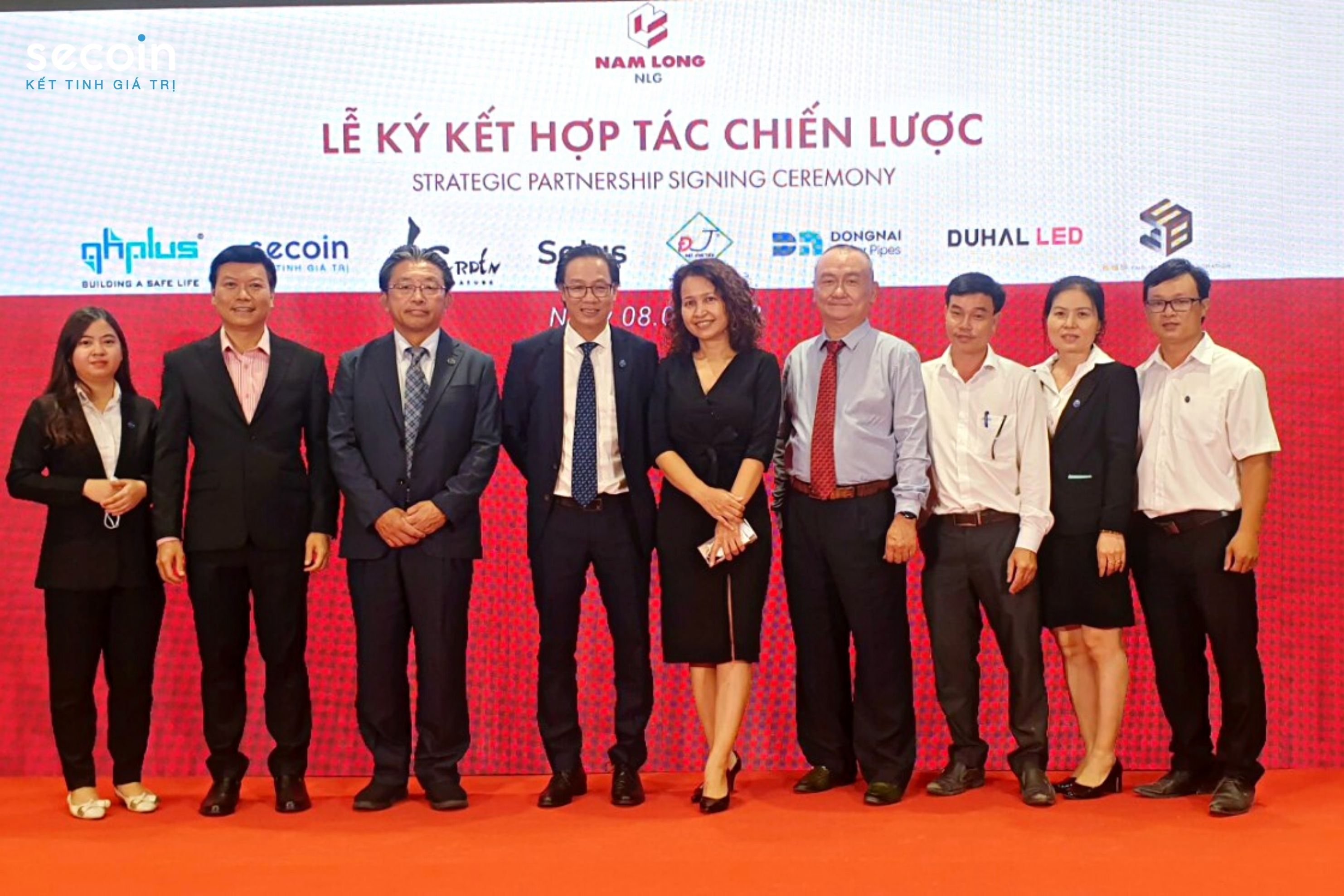 LỄ KÝ KẾT HỢP TÁC CHIẾN LƯỢC GIỮA SECOIN VÀ NAM LONG